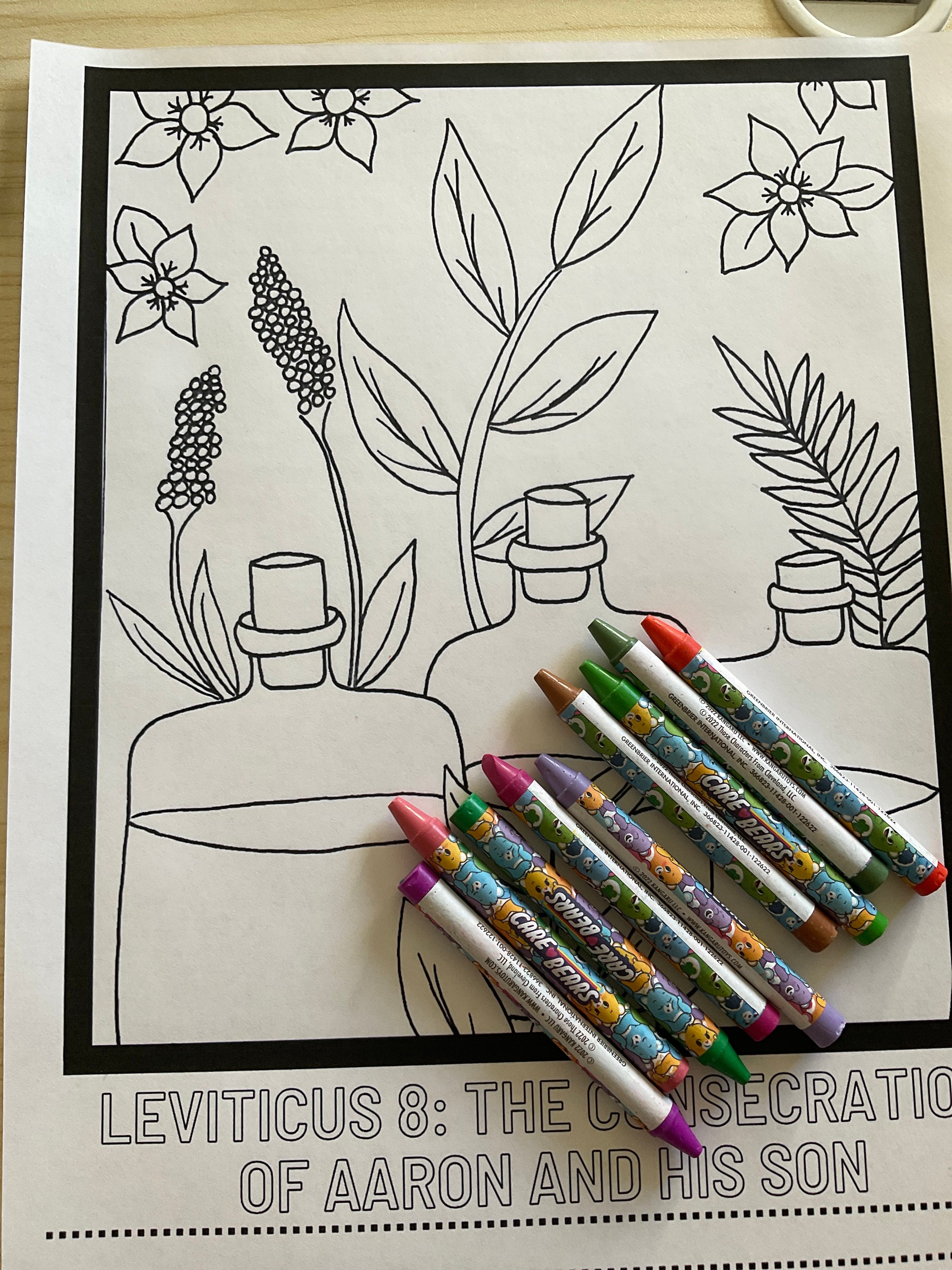 Leviticus 8: the Consecration of Aaron and His Son, Digital Download ...