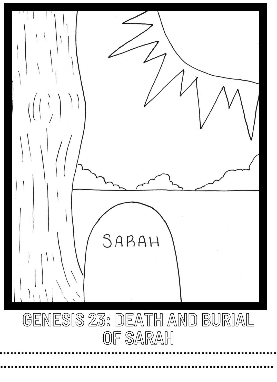 Genesis 23: Death and Burial of Sarah A Digital Download - Etsy