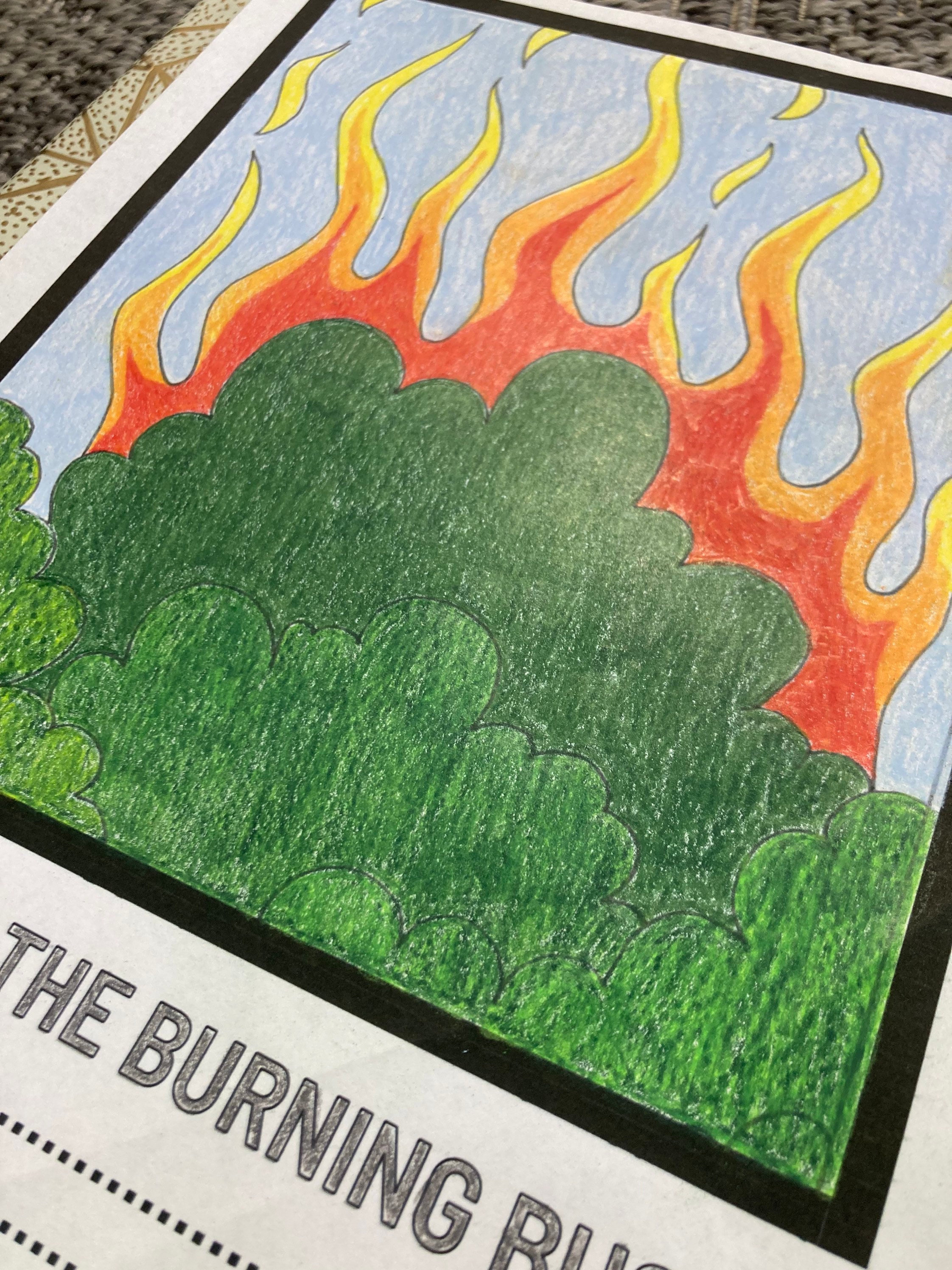 Exodus 3: the Burning Bush, Bible Study, Digital Download, Print ...