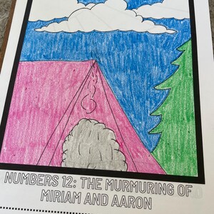 Numbers 12: the Murmuring of Miriam and Aaron, Digital Download, Print ...