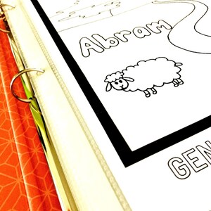 Genesis 13 Coloring Page - Abram and Lot | Printable Bible Study ...