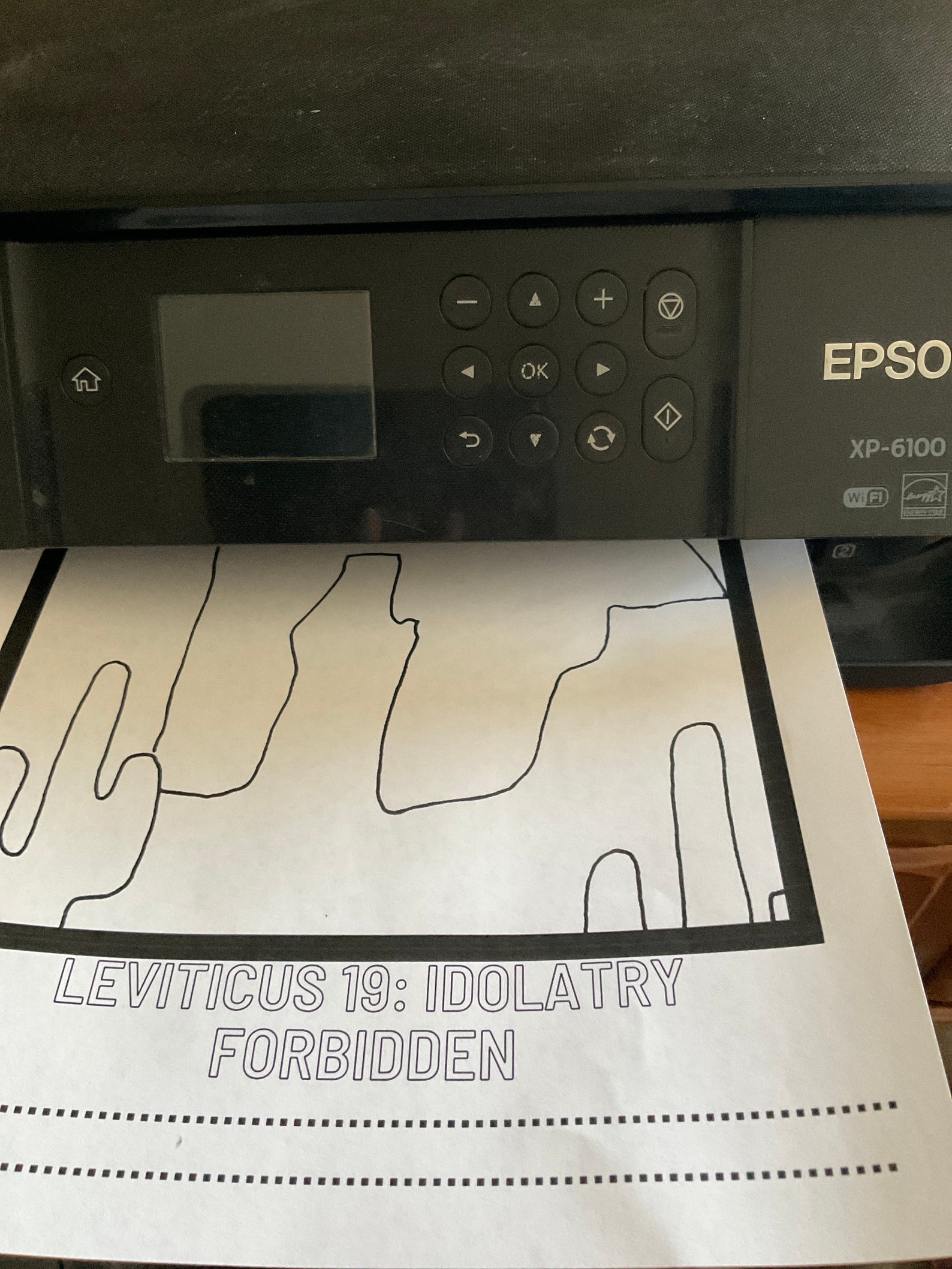 Leviticus 19: Idolatry Forbidden, Coloring Page, Digital Download ...