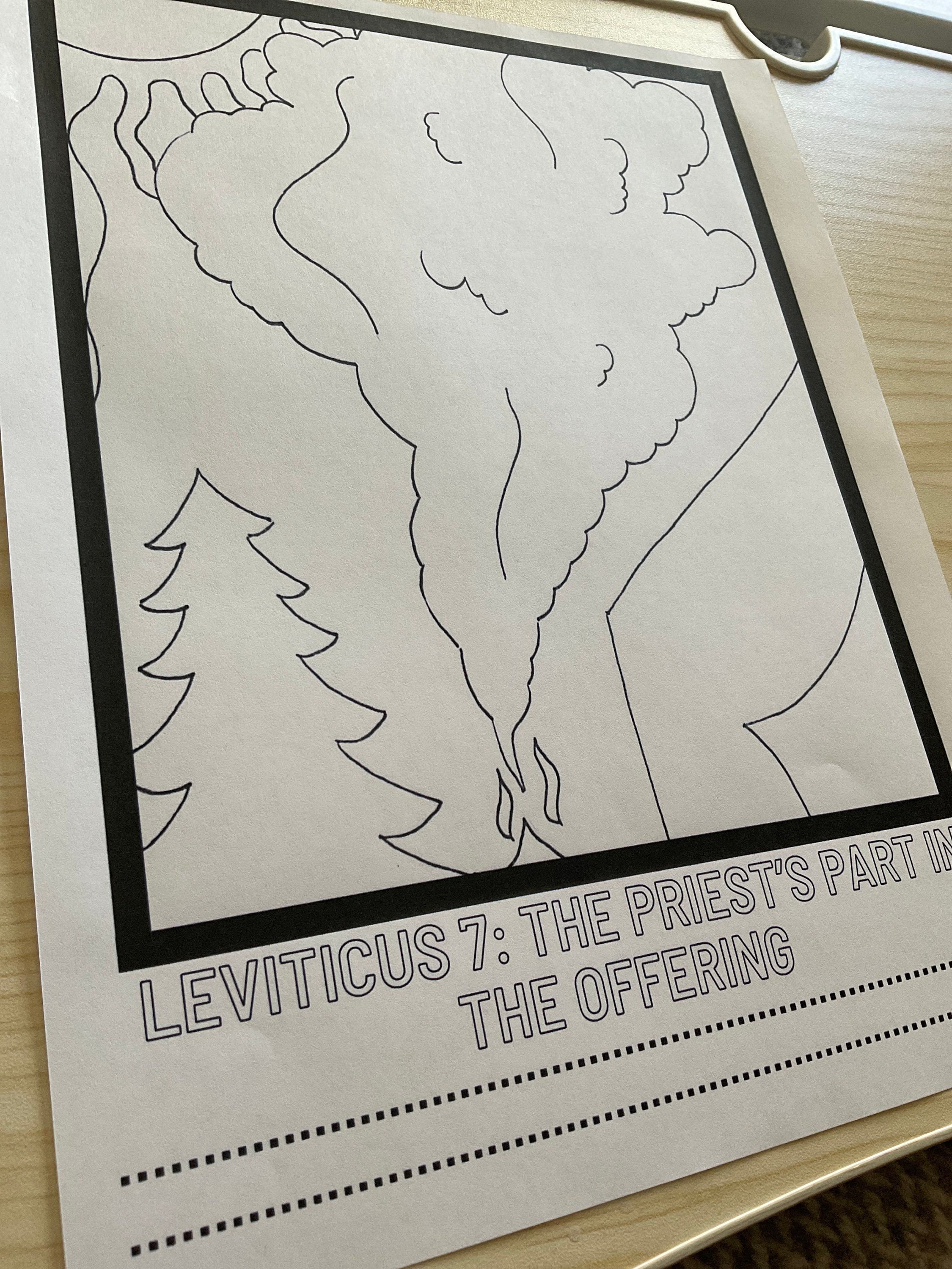 Leviticus 7: the Priest's Part in the Offering, Digital Download ...