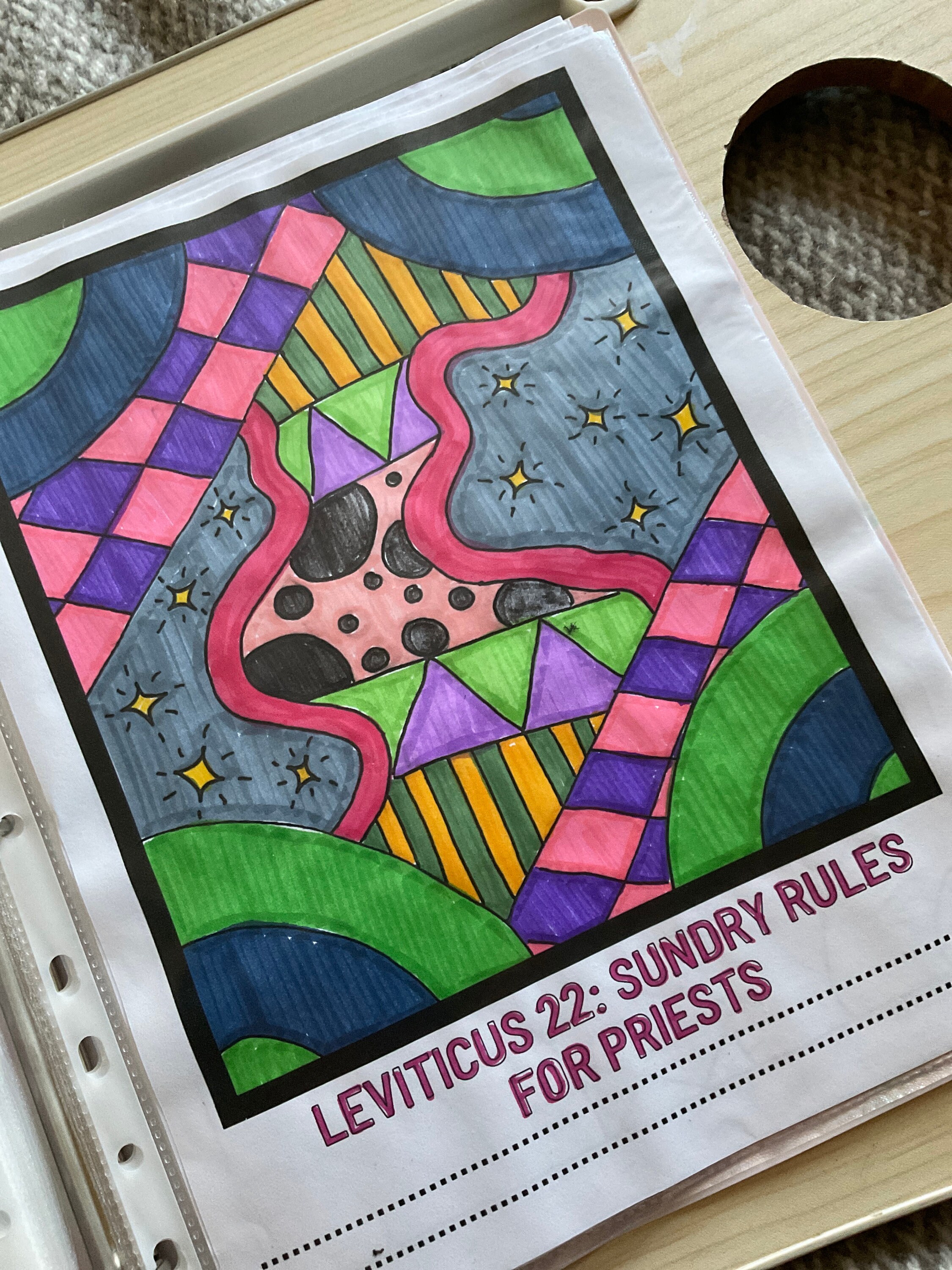 Leviticus 22: Sundry Rules for Priests, Digital Download, Coloring Page ...