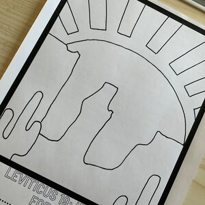 Leviticus 19: Idolatry Forbidden, Coloring Page, Digital Download ...