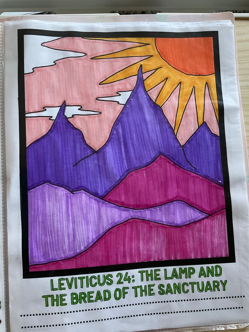 Leviticus 24: the Lamp and the Bread of the Sanctuary, Digital Download ...