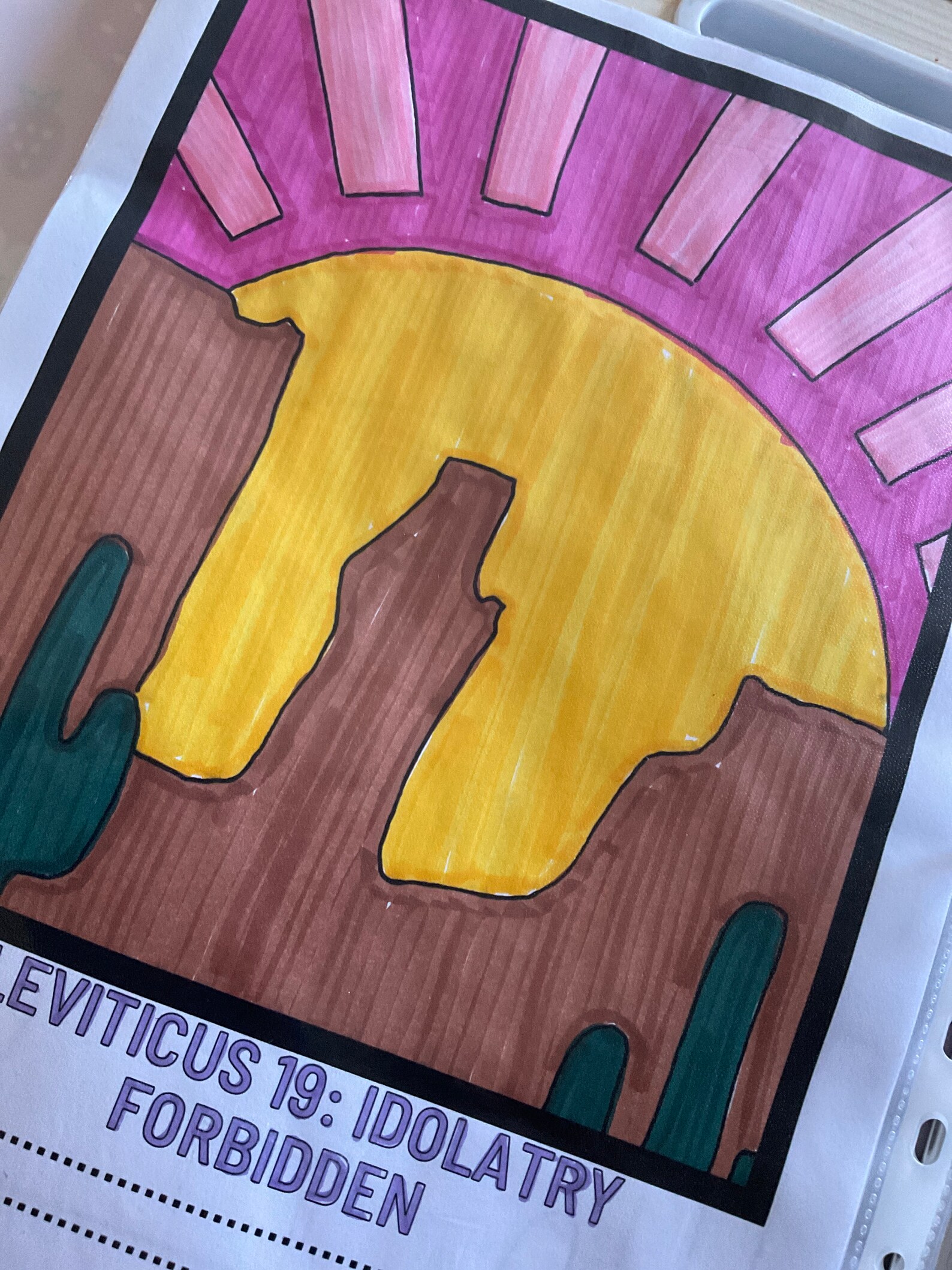 Leviticus 19: Idolatry Forbidden, Coloring Page, Digital Download ...