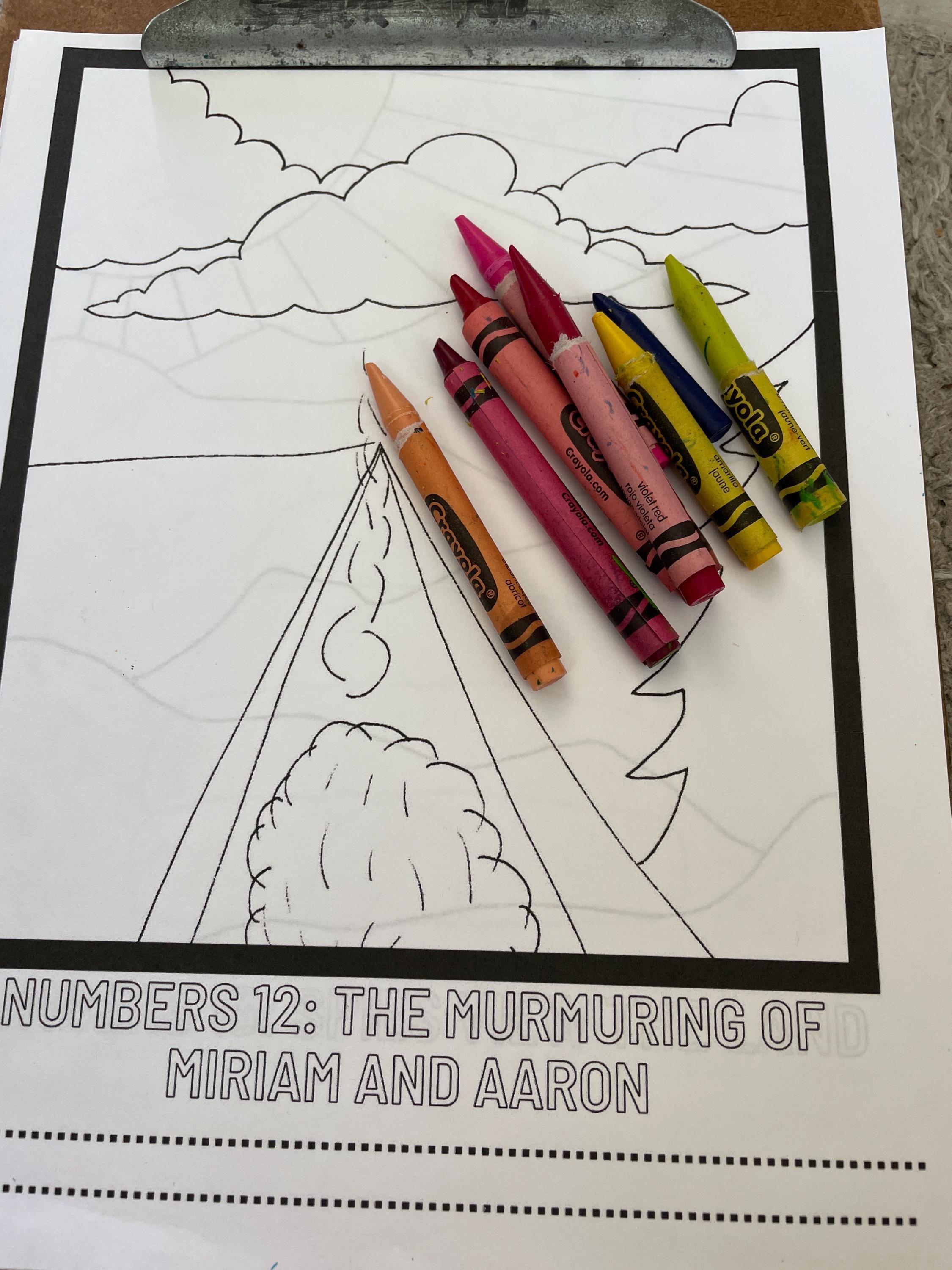 Numbers 12: the Murmuring of Miriam and Aaron, Digital Download, Print ...