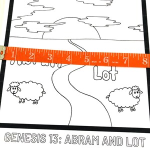 Abram and Lot Coloring Page: Genesis 13 Bible Story (digital Download ...