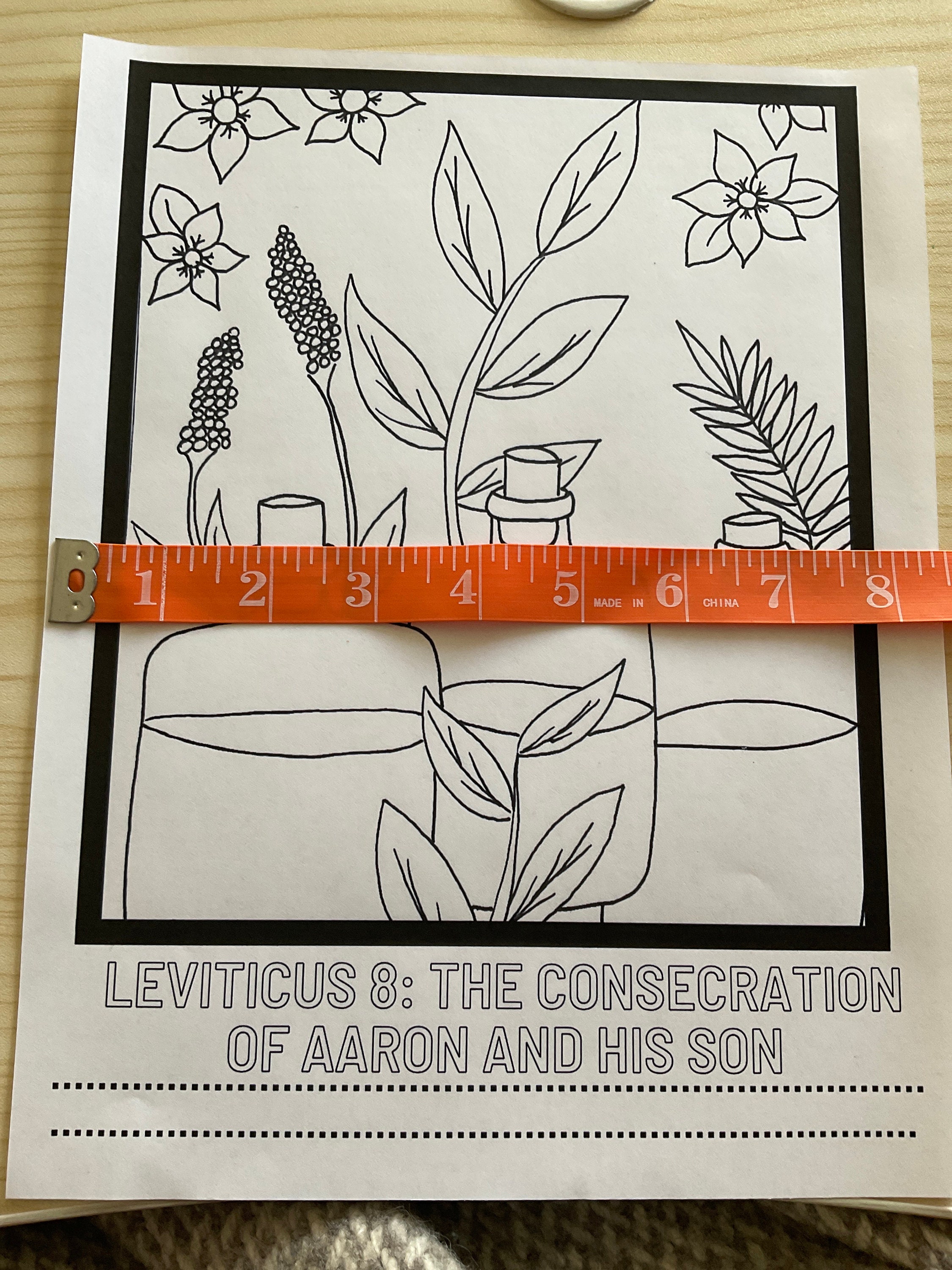 Leviticus 8: the Consecration of Aaron and His Son, Digital Download ...