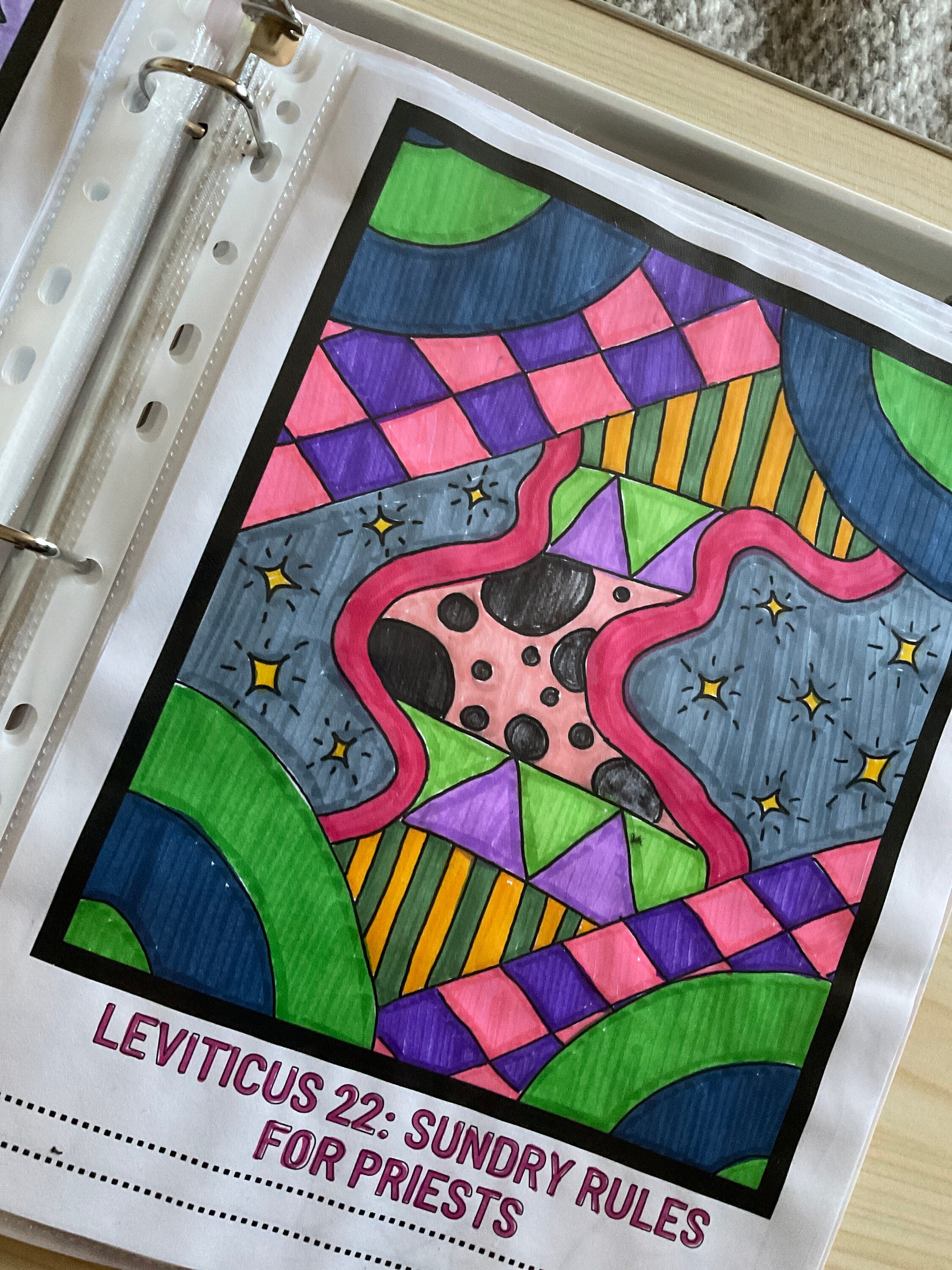 Leviticus 22: Sundry Rules for Priests, Digital Download, Coloring Page ...