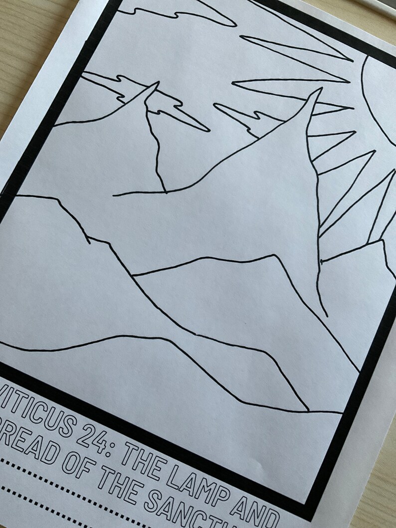 Leviticus 24: the Lamp and the Bread of the Sanctuary, Digital Download ...