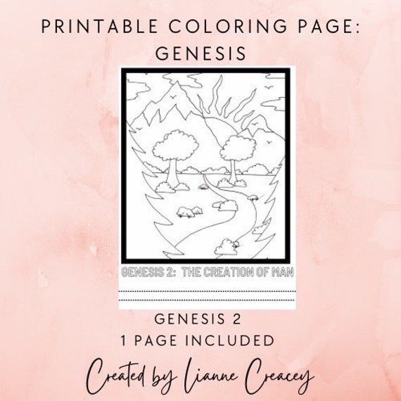 Bible Man Coloring Page