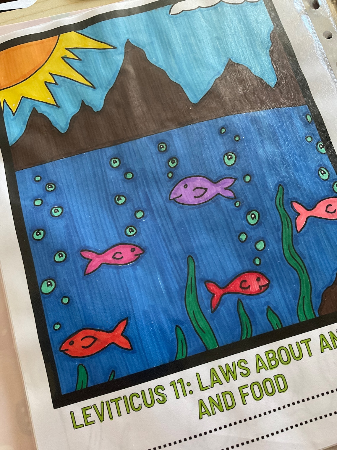 Leviticus 11: Laws About Animals and Food – Printable Bible Coloring ...