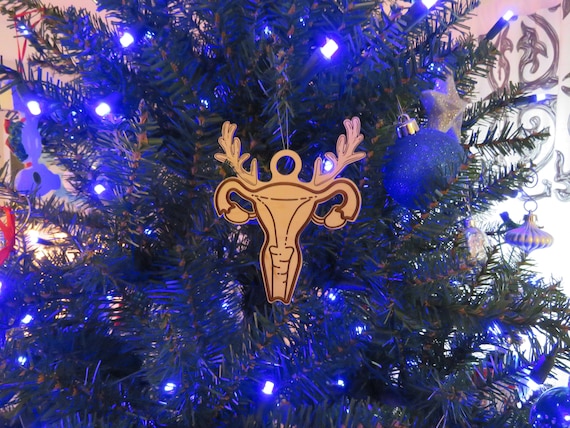 Ob/gyn Ornament Uterus Reindeer - Etsy