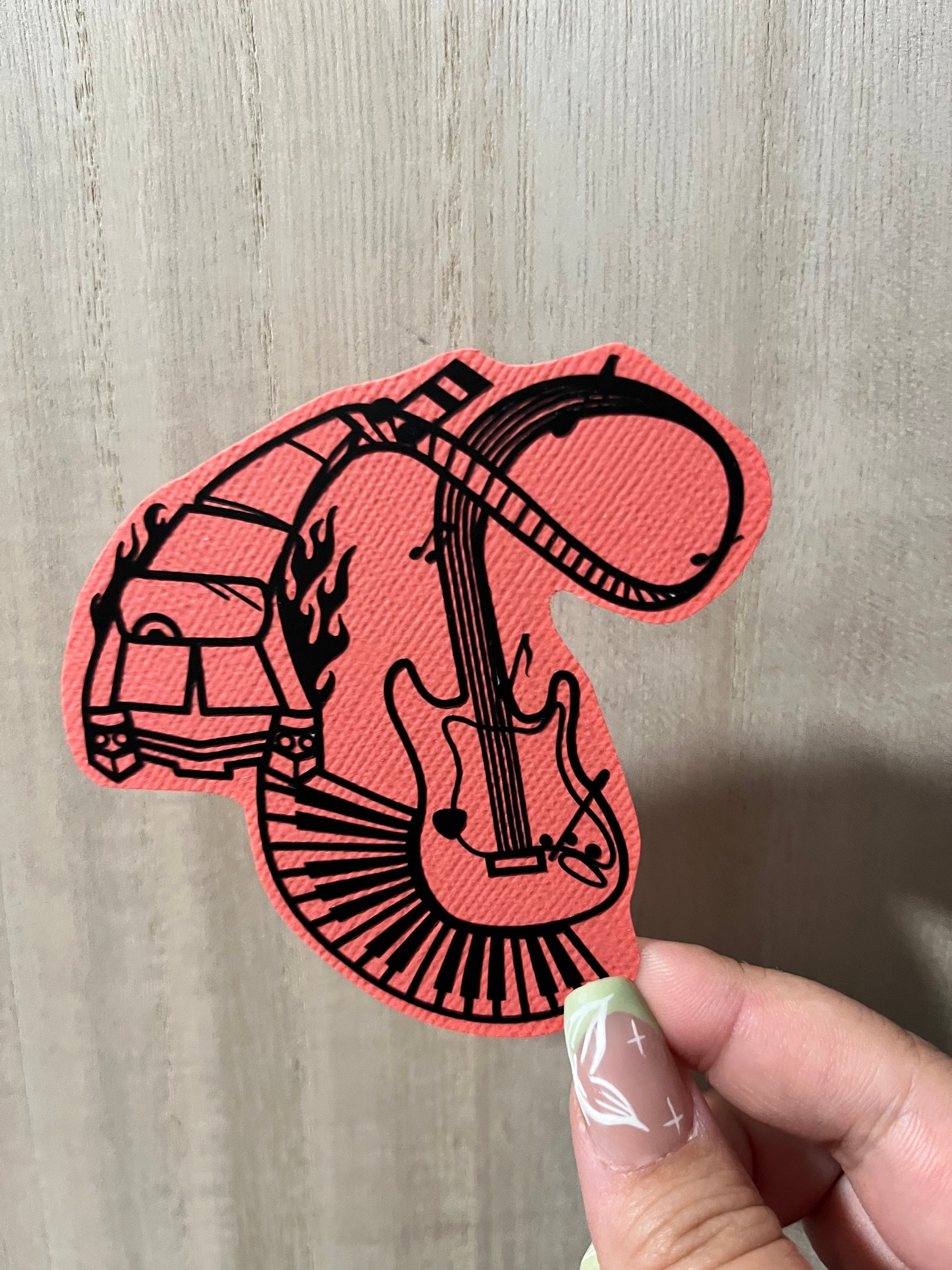 Rock N Roller Coaster Inspired Decal - Etsy