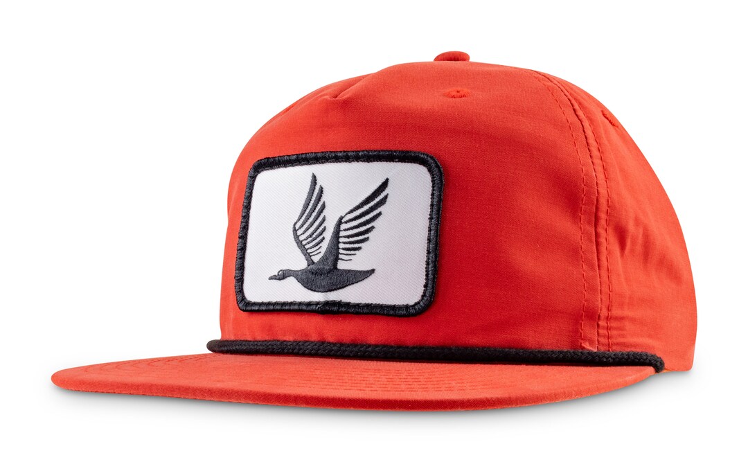 Goose Band Patch Rope Hat Snapback Rust - Etsy