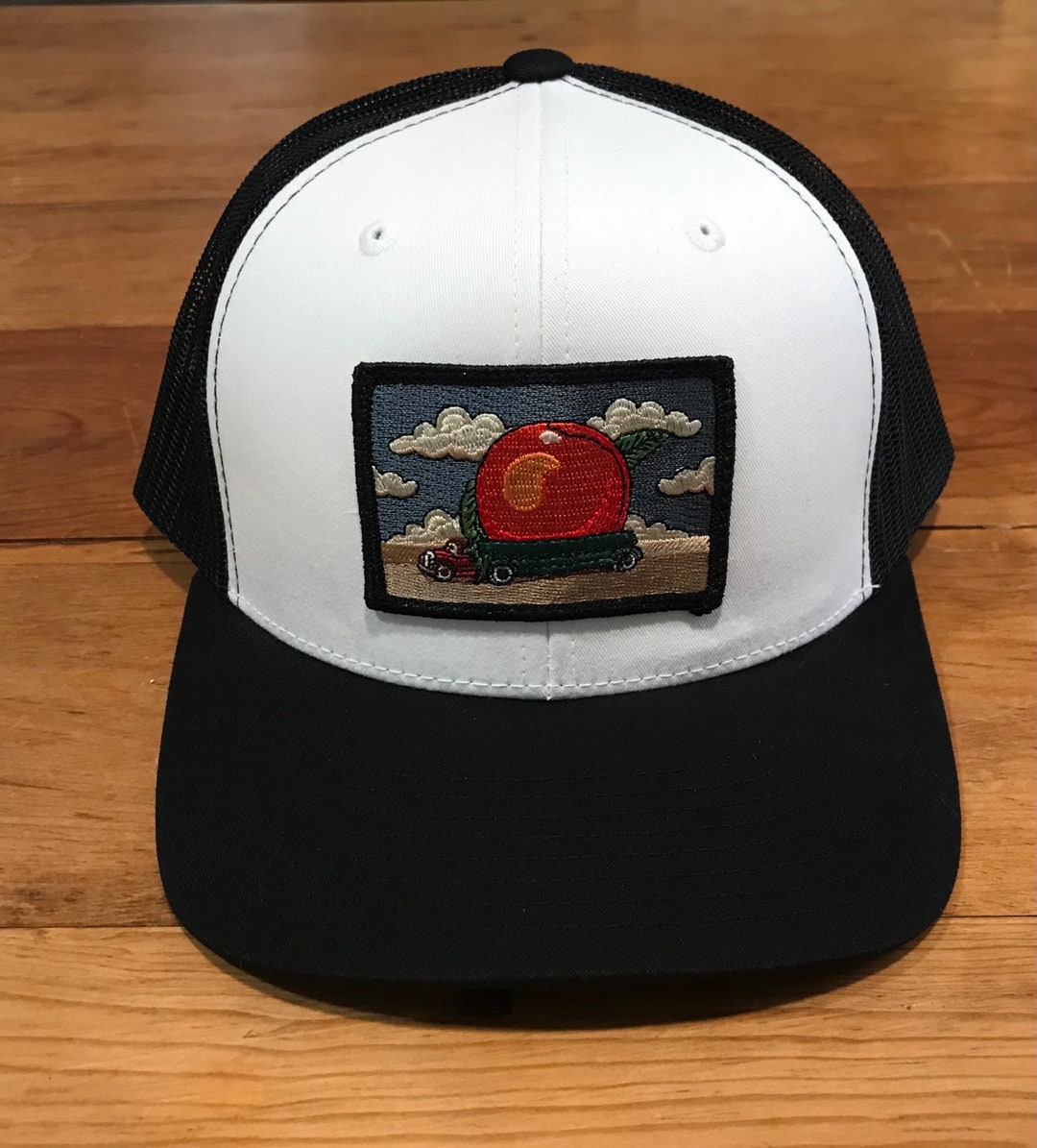 Allman Brothers Band Eat a Peach Patch Trucker Hat White - Etsy