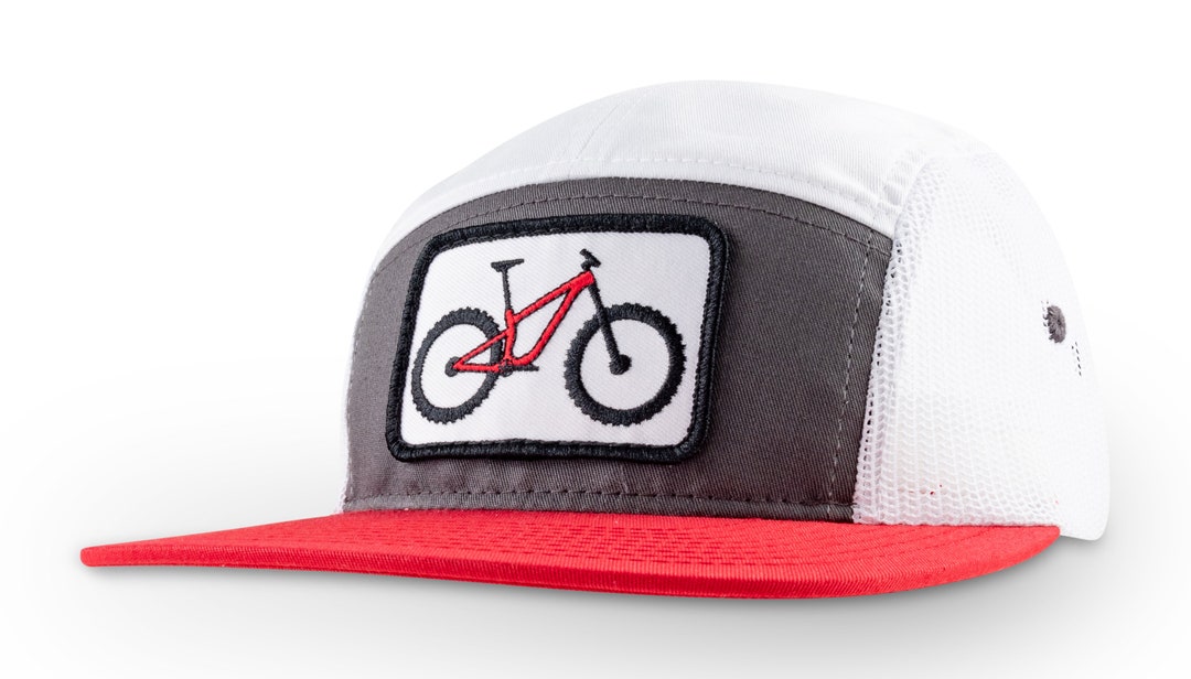 Mountain Bike Patch 5 Panel Mesh Camp Hat - Etsy Australia