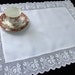 Antique Irish Linen Table Runner or Butler's Tray Cloth | Etsy