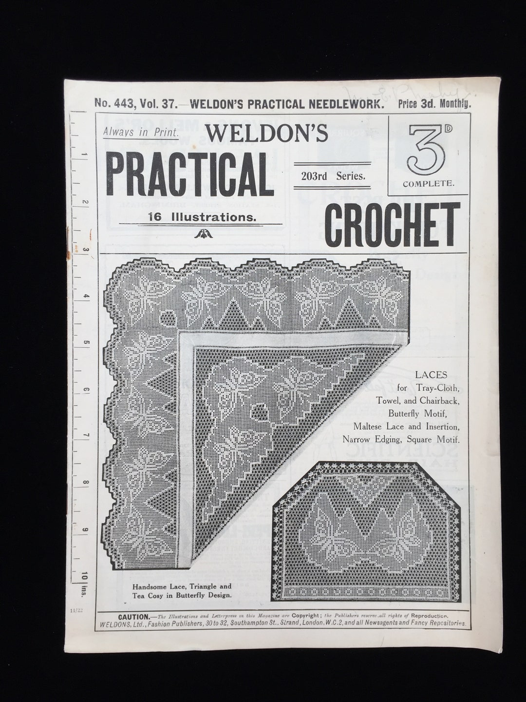 Vintage 1920s Weldon's Practical Needlework No. 443, Vol. 37. 203rd ...