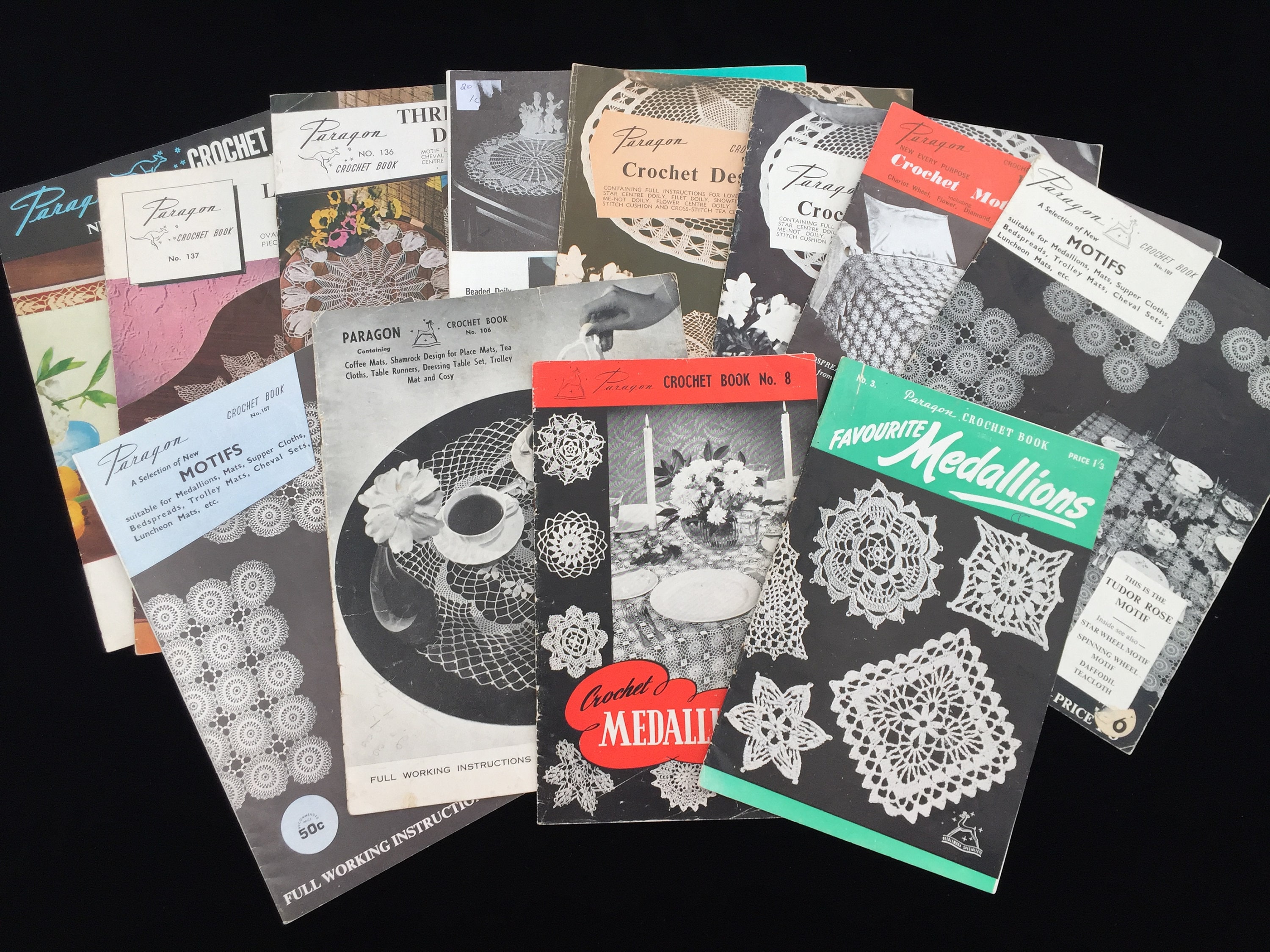 Vintage Paragon Crochet Patterns Book Number 140 | Etsy