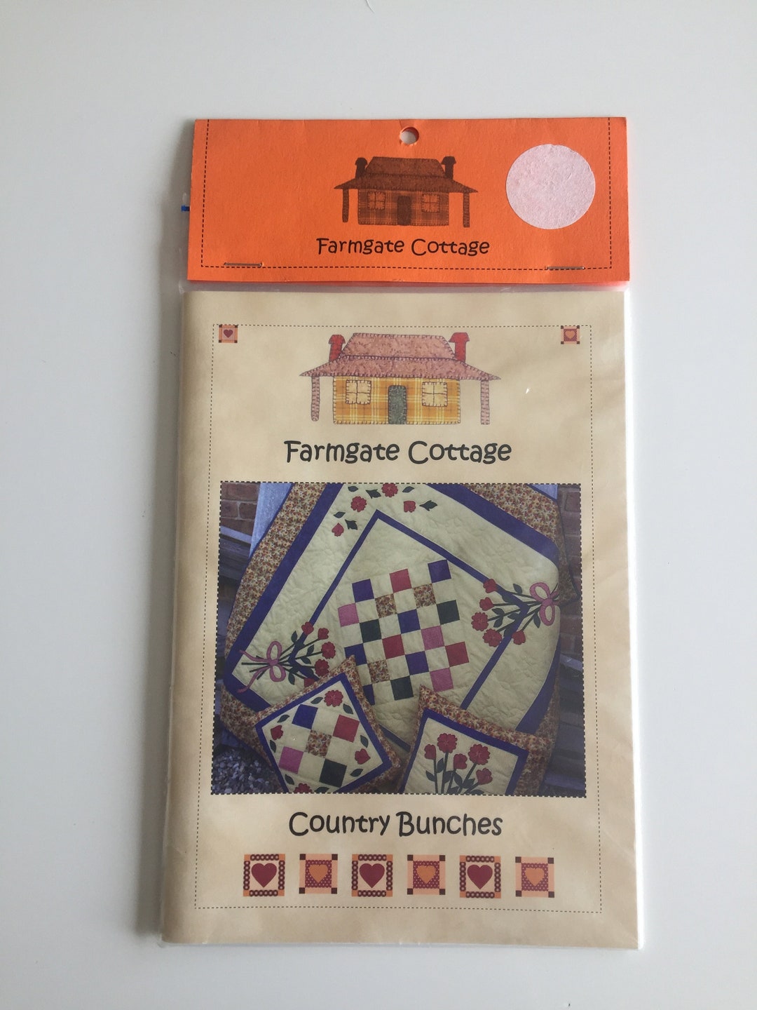 Farmgate Cottage Quilt Craft Pattern - Etsy