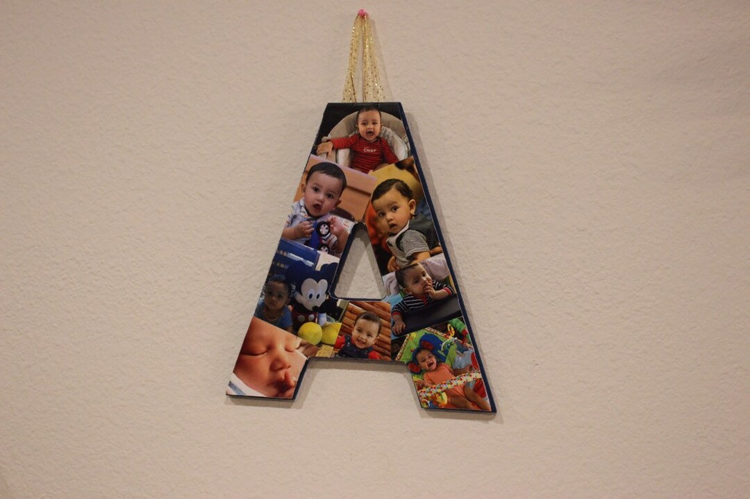 Photo Collage Letter - Etsy