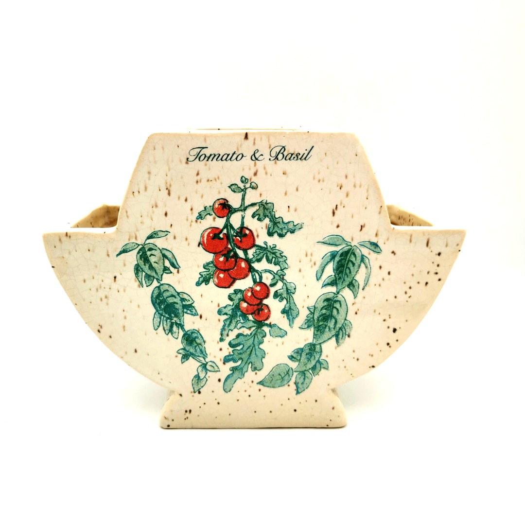 Vintage Ceramic Indoor Windowsill Planter. for Tomato and Basil. - Etsy