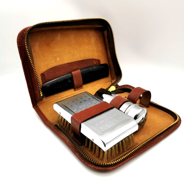 Leather Shaving Kit - Etsy
