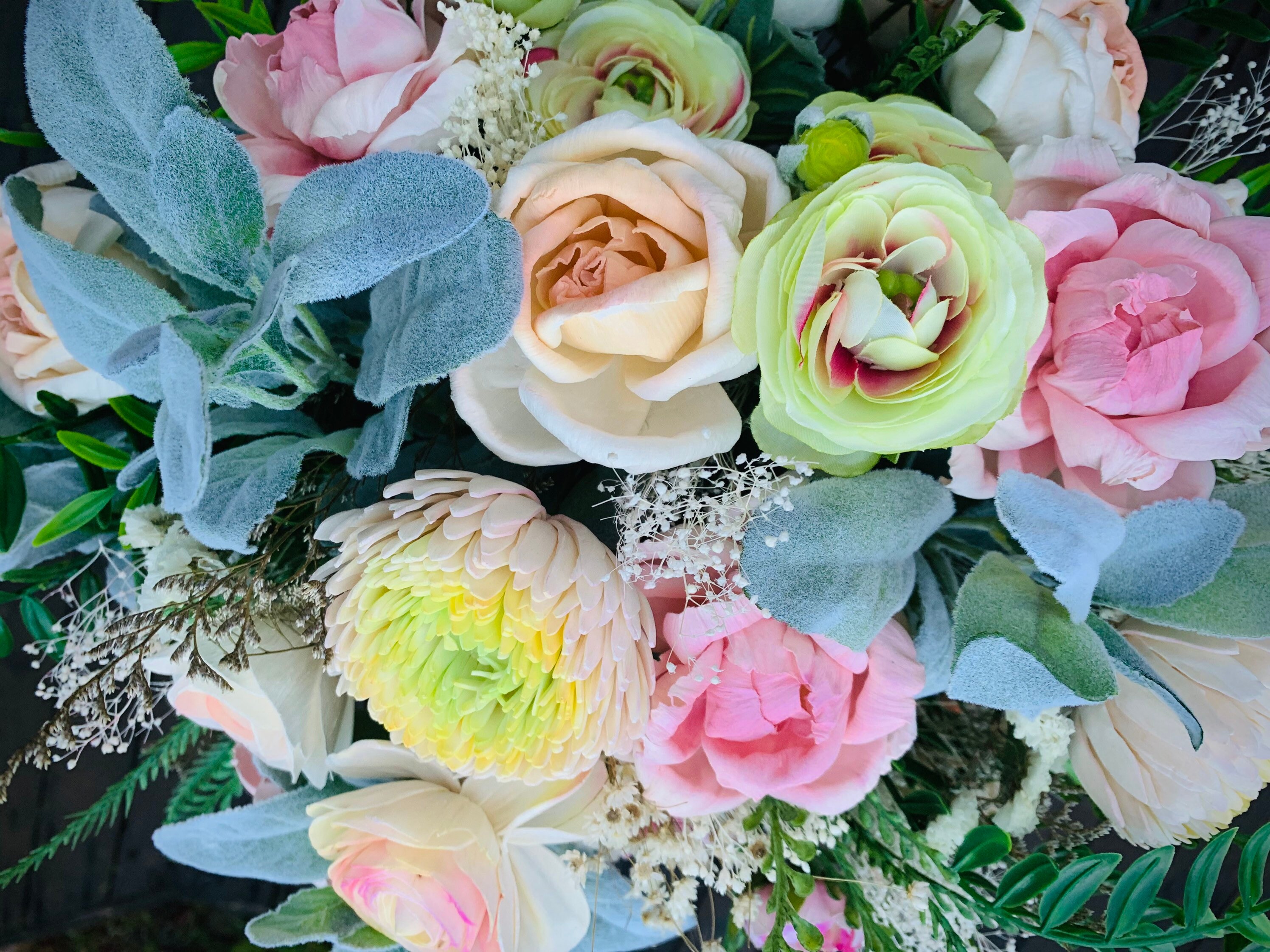 Ramo de primavera ruborizar flores sola flor de madera | Etsy