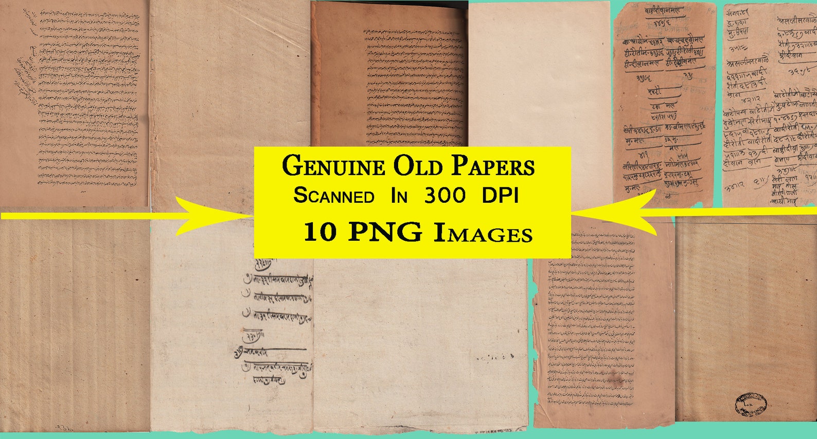 Genuine Old Vintage Paper Scanned in 300 Dpi Digital - Etsy