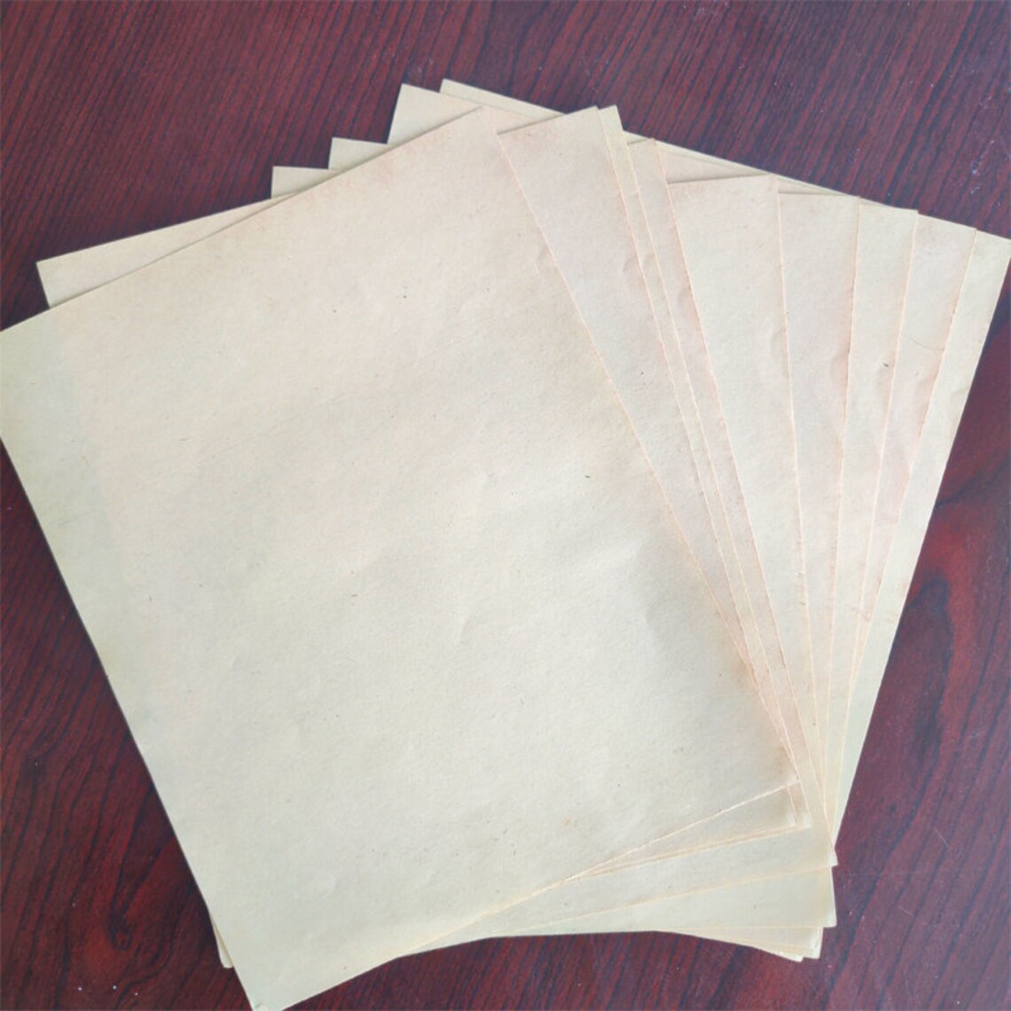 10 pcs Set of Vintage Blank Paper form 1940s blank Aged paper | Etsy