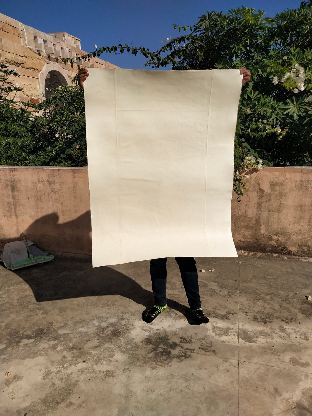 Large Size Vintage Thick Paper ( 51 X 39 INCH), 500 GSM Thick Paper ...