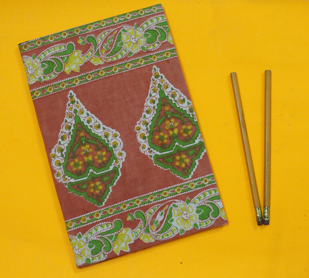 Vintage Old Paper Diary of 72 Pages, Travel Journal, Sketchbook, Artist ...