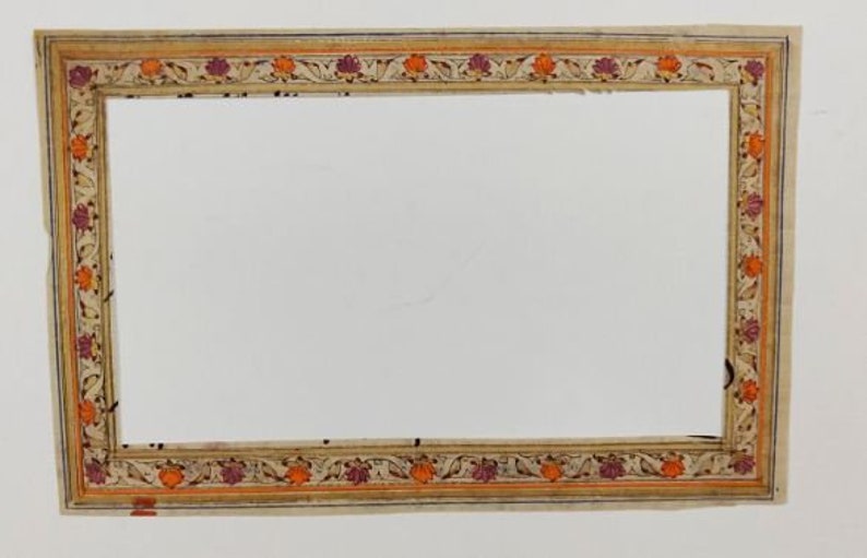 5 Hand Painted Real Gold Manuscript Border FROM 1870s High - Etsy