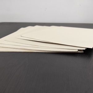 Lot of 5 Pcs Old Thick Paper (OP334 ), Indian Vintage Paper, Hand Made ...