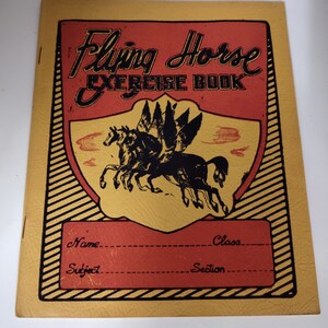 Vintage Copybooks/ Old Exercise Book/ Old Notebook/ Old One Side Lined ...