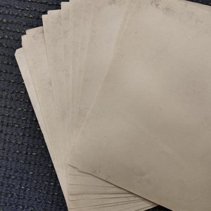 Lot of 10 Pcs Old Paper,( OP603 )indian Vintage Paper, Old Indian Paper ...