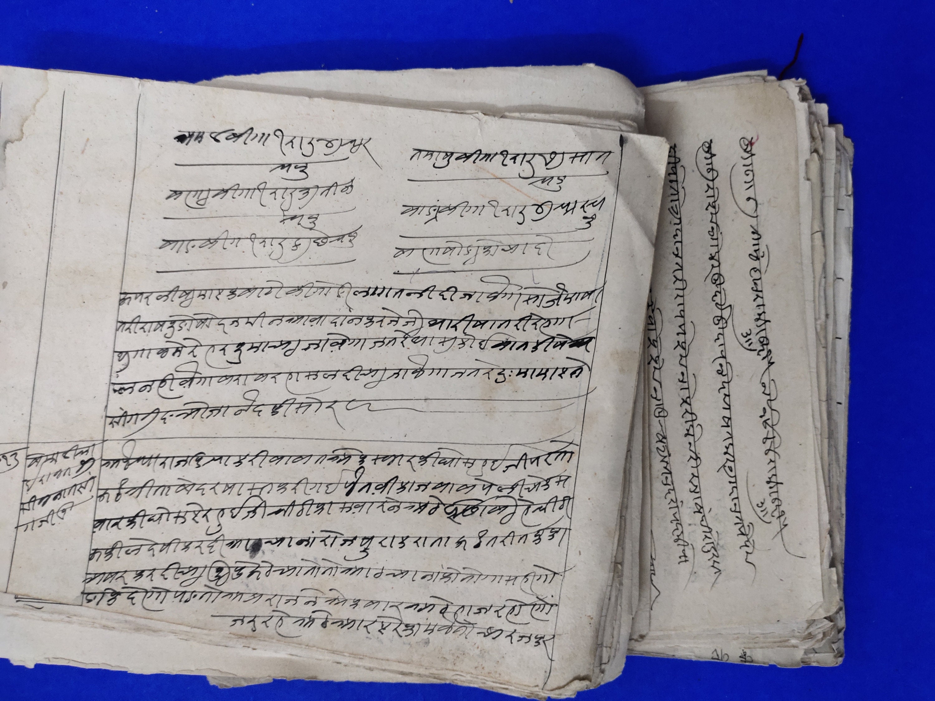 Lot of 10 pages old paper indian paper vintage paper antique | Etsy