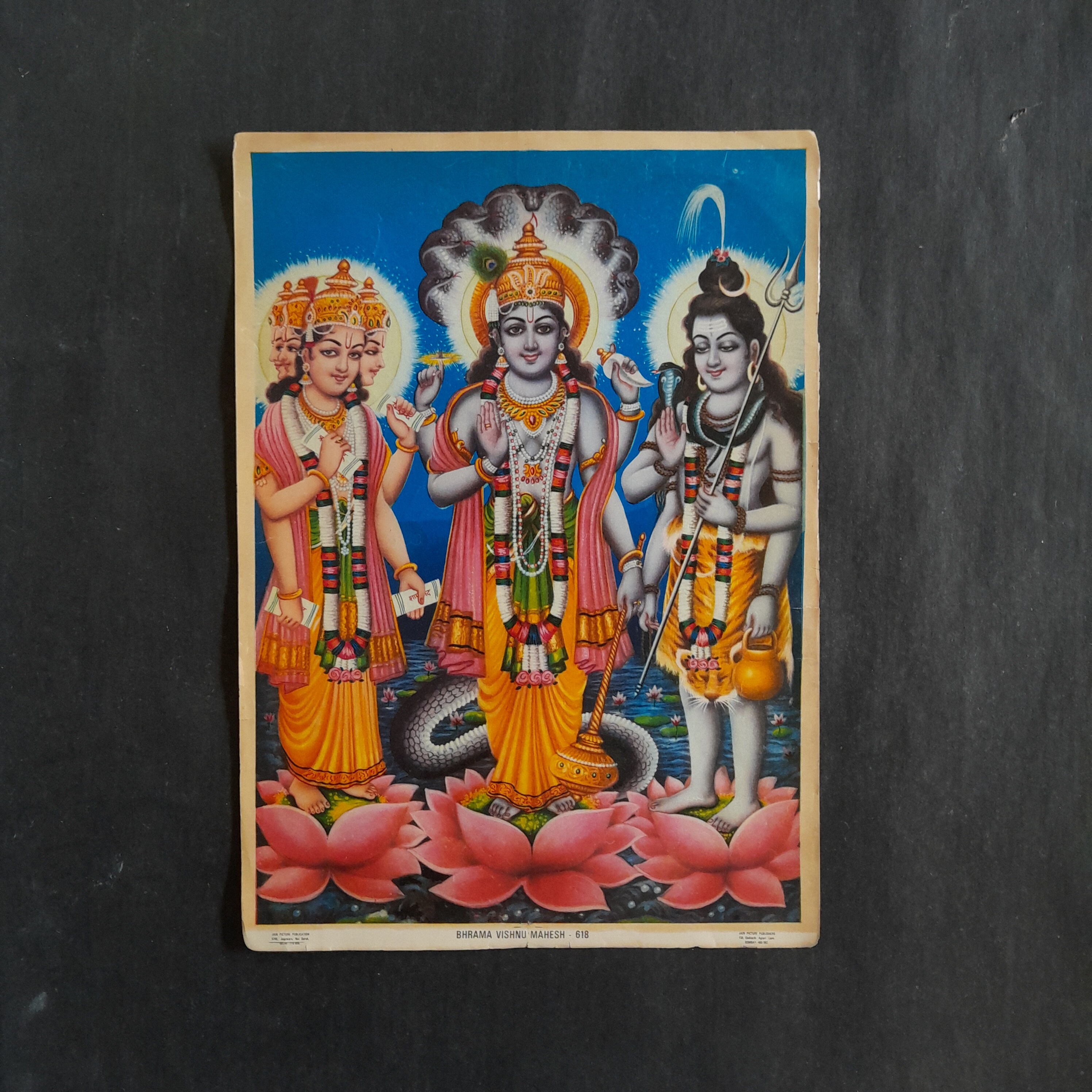 Wall Décor Home Décor Home & Living Handmade Art Lord Brahma Wall Décor ...