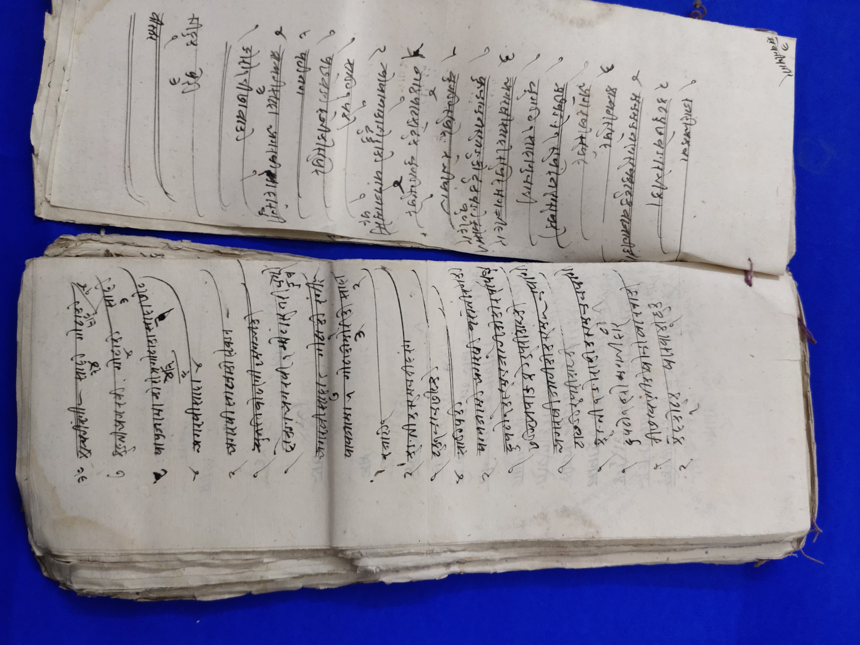 10 Pages Indian Old Paper OPW401 Indian Paper Vintage - Etsy