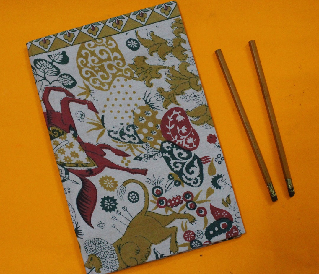 Vintage Old Paper Diary of 68 Pages, Travel Journal, Sketchbook, Artist ...