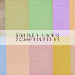 Genuine Old Various Color Papers, Digital Downloadable High Quality PNG ...