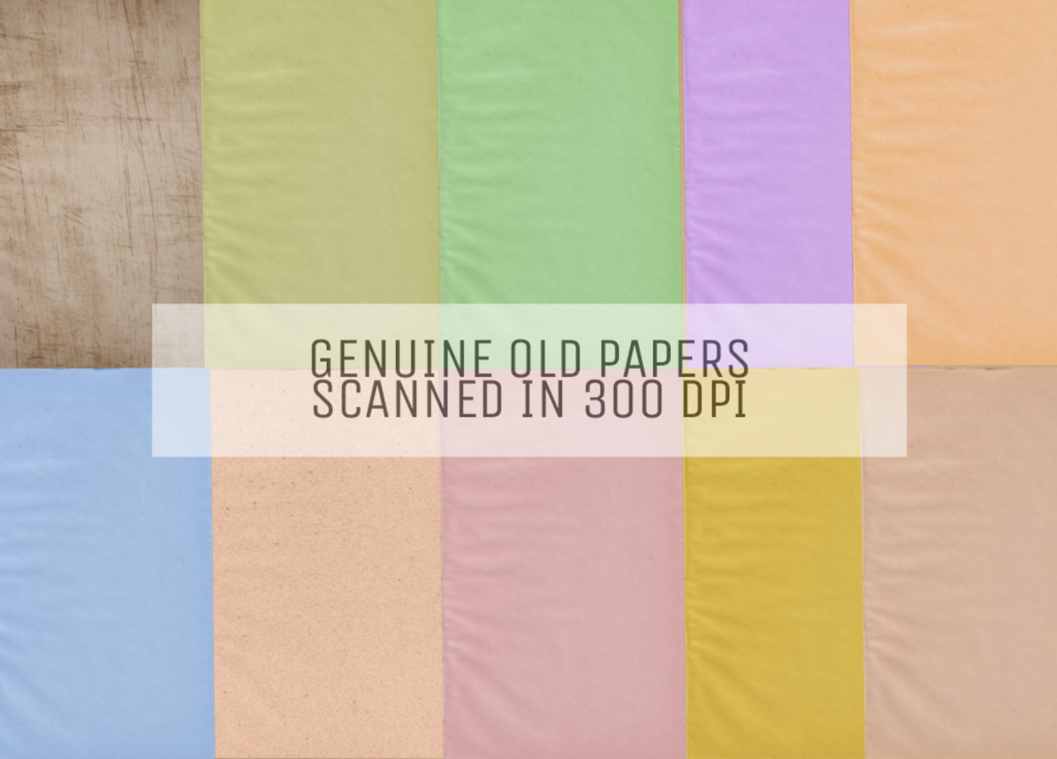 Genuine Old Various Color Papers Digital Downloadable High - Etsy