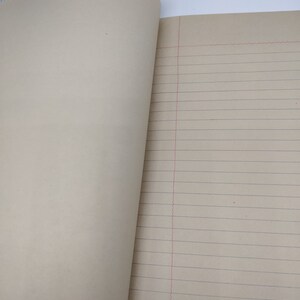 Vintage Copybooks/ Old Exercise Book/ Old Notebook/ Old One Side Lined ...