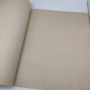 Vintage Copybooks/ Old Exercise Book/ Old Notebook/ Old One Side Lined ...