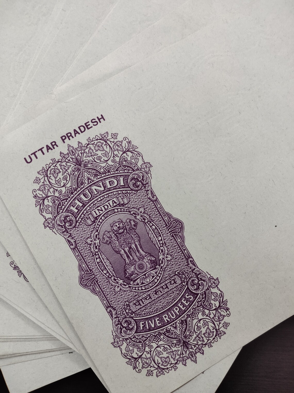 Set of 5 Hundi/ Old Promissory Note / Old Credit Instrument - Etsy