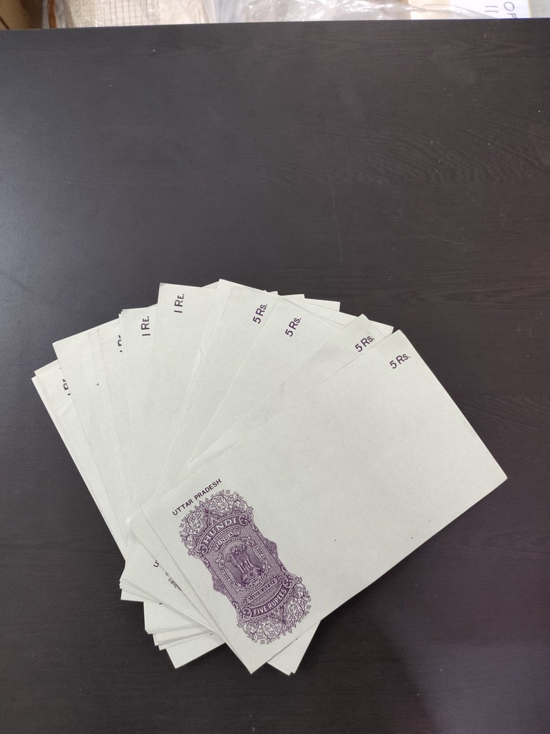Set of 5 Hundi/ Old Promissory Note / Old Credit Instrument - Etsy