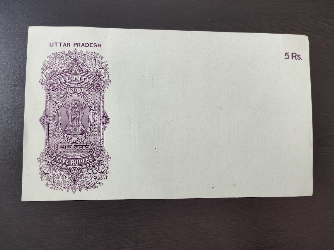 Set of 5 Hundi/ Old Promissory Note / Old Credit Instrument - Etsy